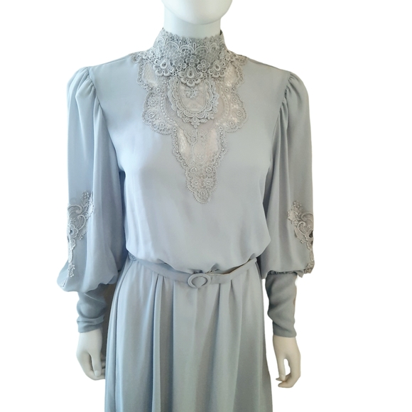 Miss Ashlee | Dresses | Vtg 98s Miss Ashlee Edwardian Style Lace ...